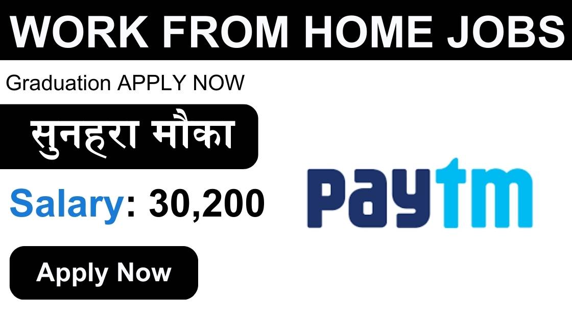 Paytm Work From Home Job